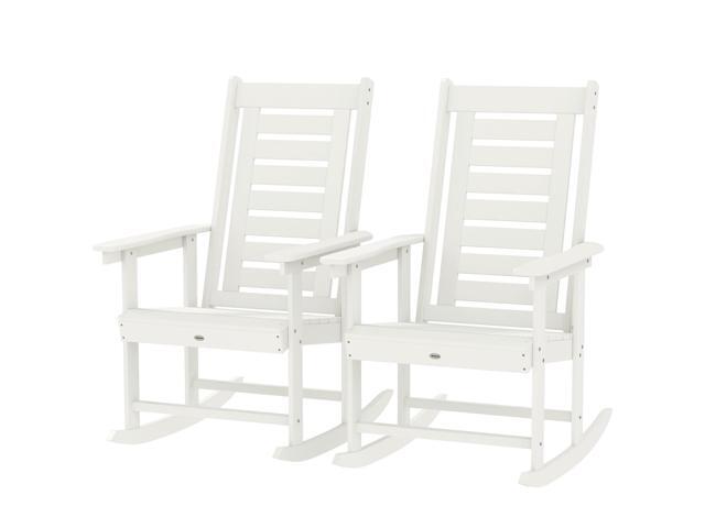 Click here for Aosom 2 Pieces Outdoor Rocking Chairs  HDPE Patio... prices