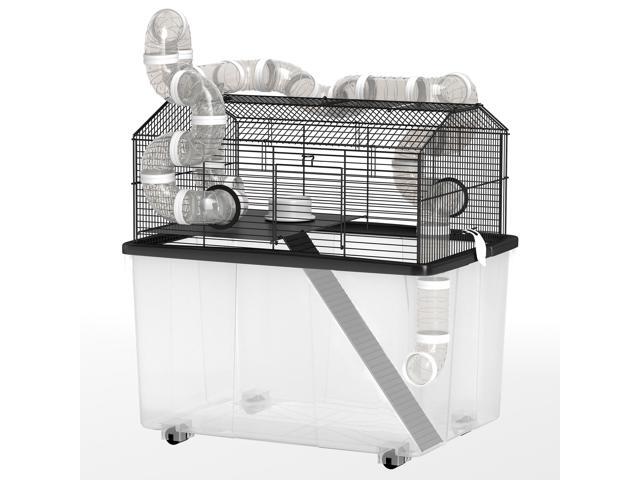 Click here for Aosom 2 Tier Hamster Cage with 12 Deep Tray  Tube... prices