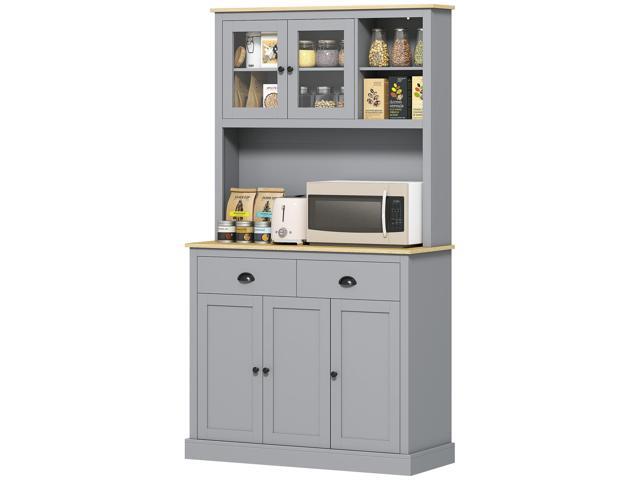Click here for Aosom Freestanding Kitchen Cabinet  71 Tall Pantry... prices