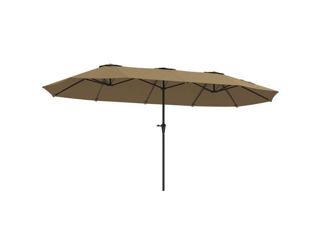Click here for Aosom 13 ft. Extra Large Patio Umbrella with Easy... prices