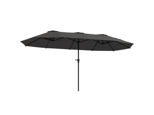 Click here for Aosom 13 ft. Extra Large Patio Umbrella with Easy... prices
