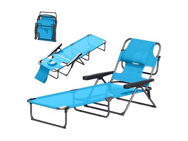 Click here for Aosom Folding Lounge Chair w/ Reclining Back  Ligh... prices