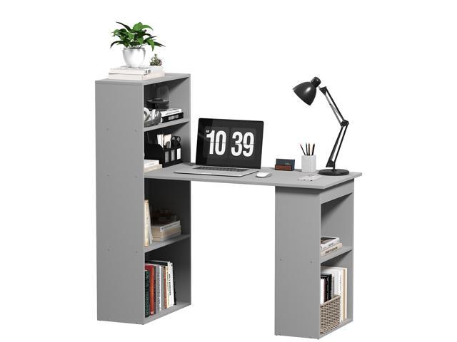 Click here for Aosom Compact Computer Desk with 6-Tier Storage Sh... prices