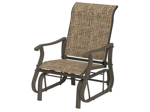 Click here for Aosom Outdoor Glider Chair Patio Glider Swing Chai... prices