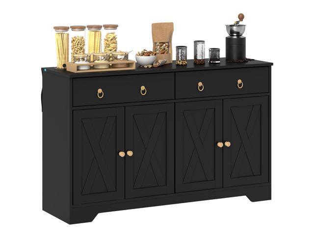 Click here for Aosom Kitchen Storage Sideboard  Farmhouse Buffet... prices