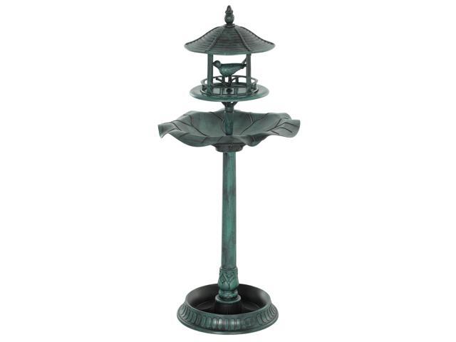 Click here for Aosom 3 in 1 Garden Bird Bath Bowl Pedestal with B... prices
