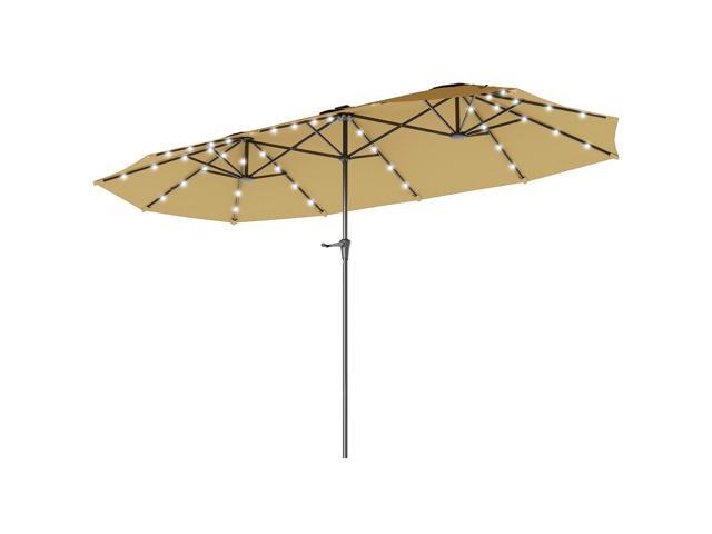 Click here for Aosom 13ft Double-Sided Market Umbrella  Large Pat... prices