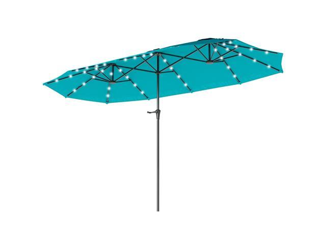 Click here for Aosom 13ft Double-Sided Market Umbrella  Large Pat... prices