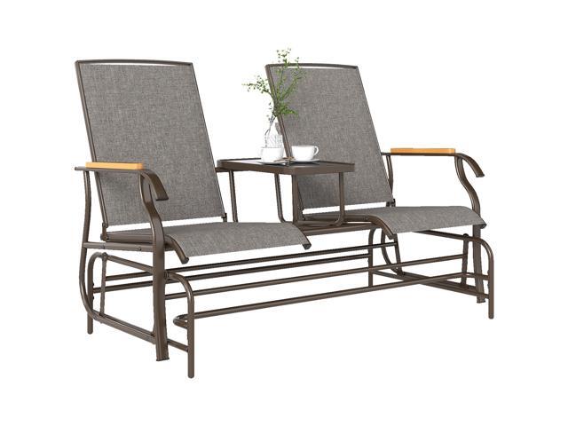 Click here for Aosom Outdoor 2-Person Glider Bench  Outside Glide... prices