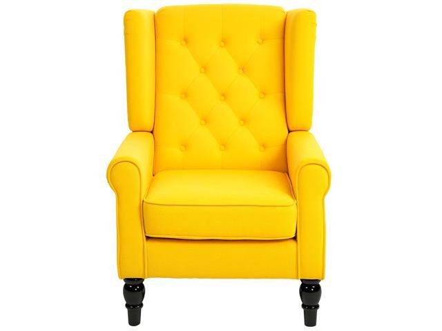 Click here for Aosom Wingback Accent Chair for Living Room  Butto... prices