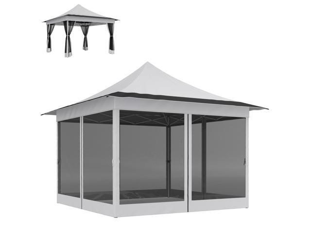 Click here for Aosom 12 x 12 ft. Canopy Tent with Mesh Netting  U... prices
