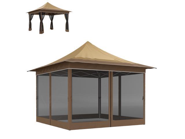 Click here for Aosom 12 x 12 ft. Canopy Tent with Mesh Netting  U... prices