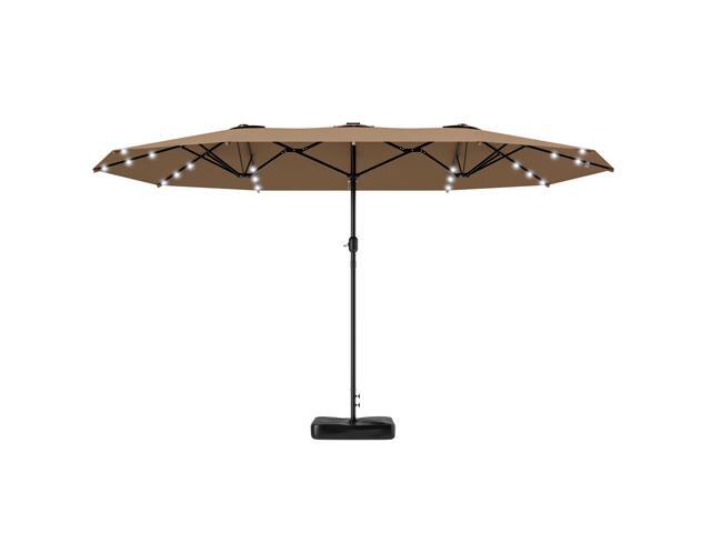 Click here for Aosom Garden Parasol 14.4 ft. Double-Sided Sun Umb... prices