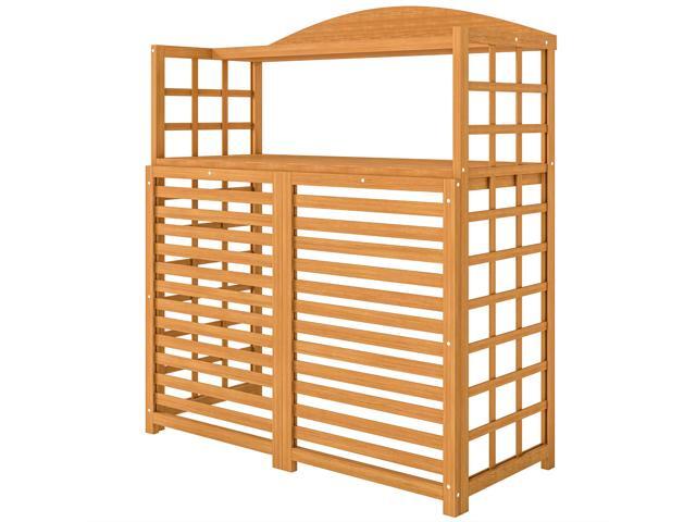 Click here for Aosom Outdoor Air Conditioner Fence Privacy Screen... prices