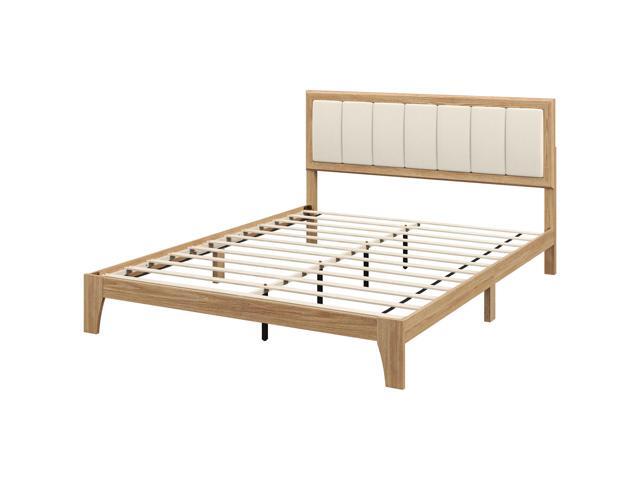 Click here for Aosom Queen Bed Frame with Headboard Queen Platfor... prices