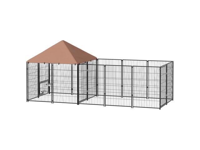 Click here for Aosom Large Outdoor Dog Kennel with Rotating & Adj... prices