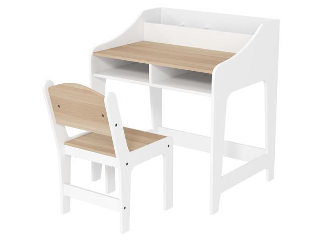 Click here for AosomQaba Kids Desk and Chair Set with Storage and... prices