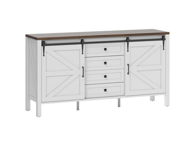 Click here for Aosom 59 Buffet Cabinet  Farmhouse Sideboard with... prices