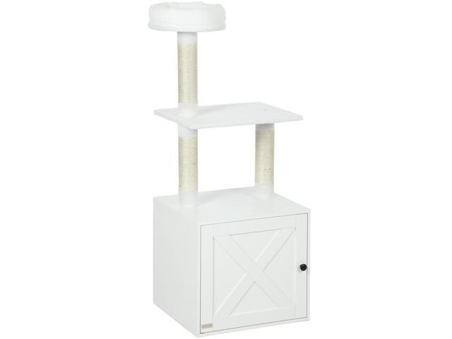 Click here for Aosom Cat Tree with Litter Box Enclosure  Scratchi... prices
