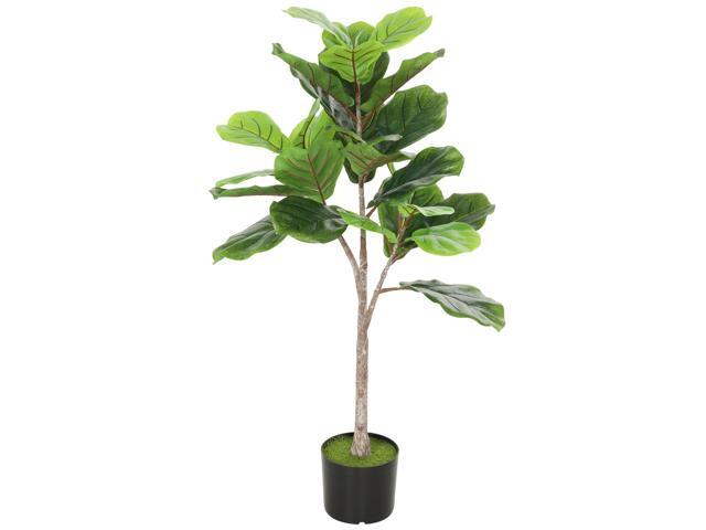 Click here for Aosom Artificial Fiddle Leaf Fig Tree  43 Potted P... prices