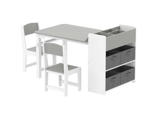 Click here for AosomQaba Kids Desk and Chair Set with Paper Roll... prices