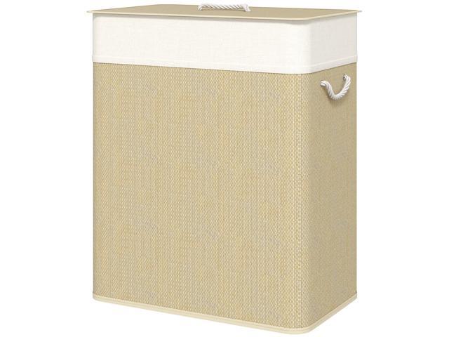 Click here for Aosom Double Laundry Basket with Lid  26.4 Gallon... prices