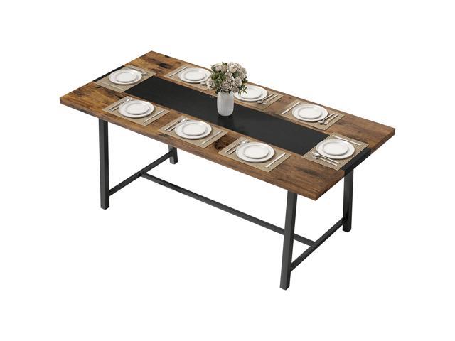 Click here for Aosom Industrial Kitchen Table for 8 People  70.9... prices