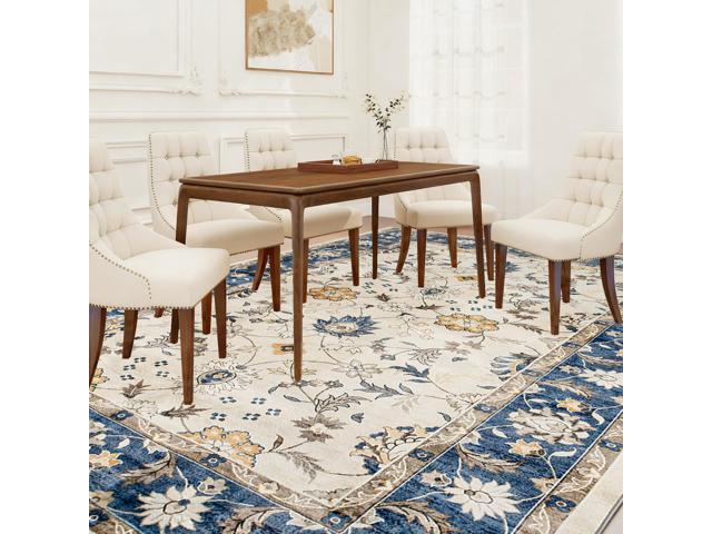 Click here for Aosom Machine Washable Area Rug 4x6  Non-Slip Boho... prices