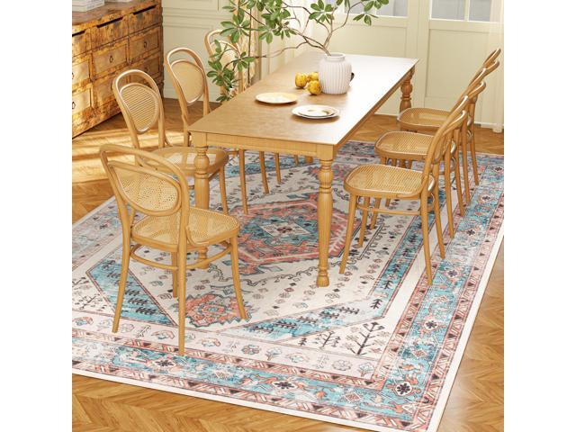 Click here for Aosom 5x7 Area Rug  Vintage Machine Washable Rug... prices