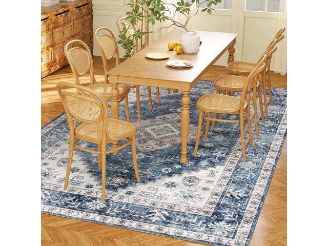 Click here for Aosom 5x7 Area Rug  Vintage Washable Rug  Non-Slip... prices