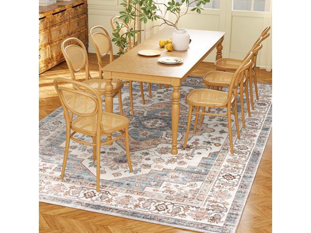 Click here for Aosom 5x7 Area Rug  Vintage Machine Washable Rug... prices