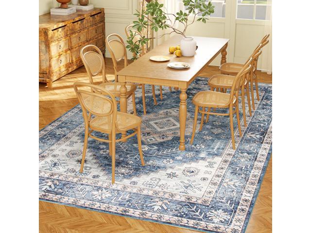 Click here for Aosom 8x10 Area Rug  Vintage Washable Rug  Non-Sli... prices