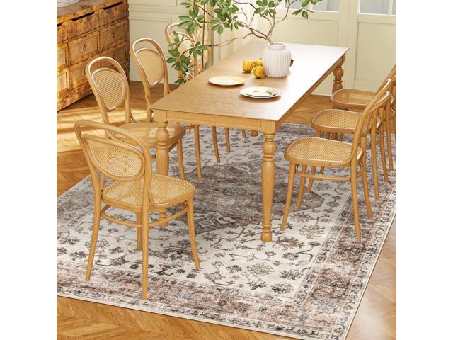 Click here for Aosom 4x6 Area Rug  Vintage Machine Washable Rug... prices