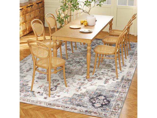 Click here for Aosom 5x7 Area Rug  Vintage Machine Washable Rug... prices