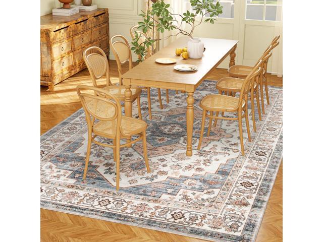 Click here for Aosom 8x10 Area Rug  Vintage Machine Washable Rug... prices