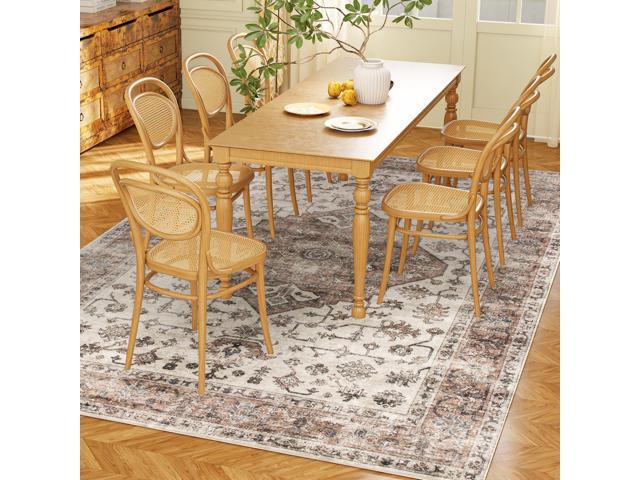 Click here for Aosom 5x7 Area Rug  Vintage Machine Washable Rug... prices