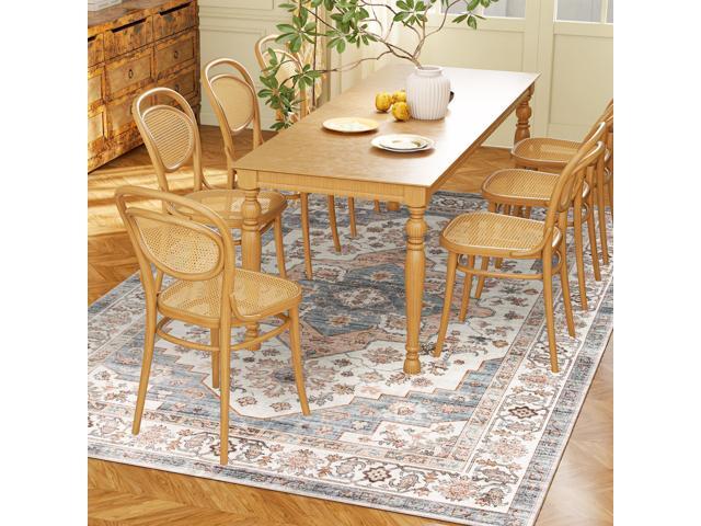 Click here for Aosom 4x6 Area Rug  Vintage Machine Washable Rug... prices