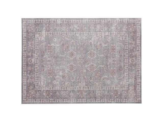 Click here for Aosom Machine Washable Area Rug 5x7  Non-Slip Trad... prices