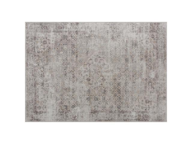 Click here for Aosom Machine Washable Area Rug 4x6  Non-Slip Trad... prices