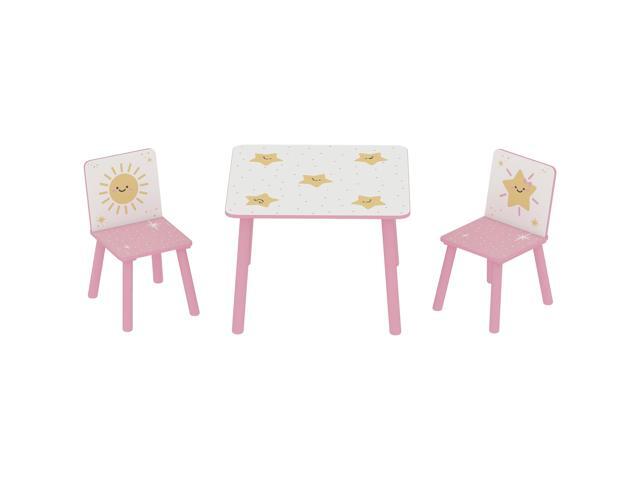 Click here for AosomQaba 3-Piece Kids Toddler Table and Chair Set... prices