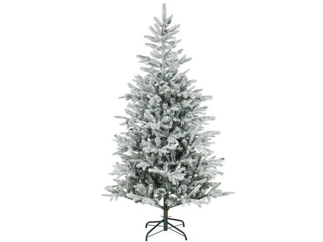 Click here for Aosom 6 ft Artificial Frosted Christmas Tree with... prices