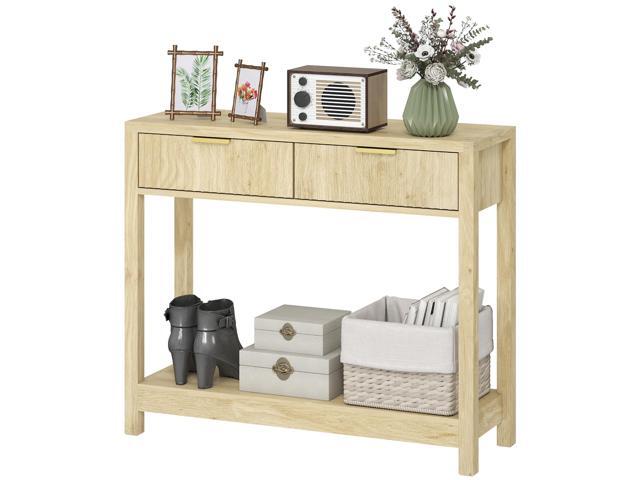 Click here for Aosom 35 Console Table with Storage  Narrow Entryw... prices