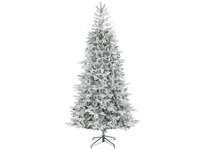 Click here for Aosom 9 ft Artificial Frosted Christmas Tree with... prices