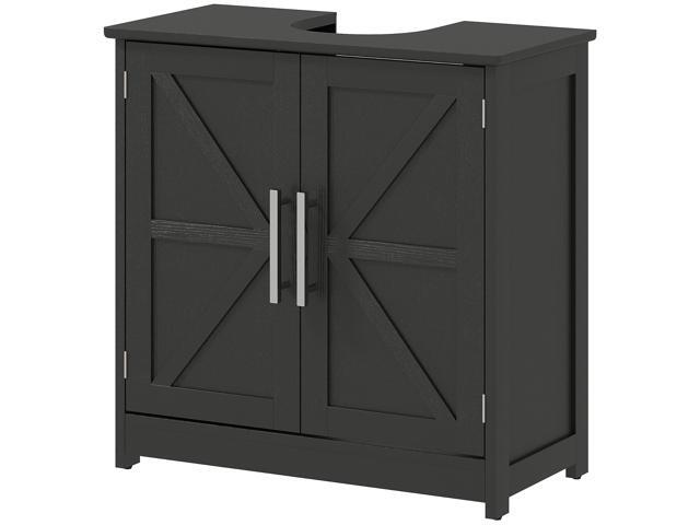 Click here for Aosom Farmhouse Pedestal Sink Storage Cabinet  Bat... prices