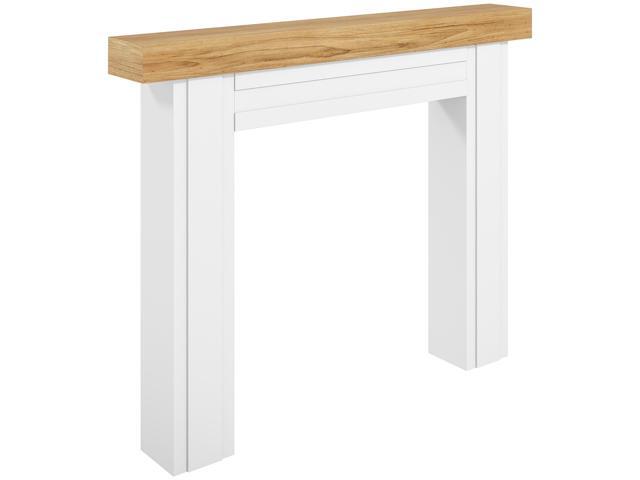 Click here for Aosom Modern Fireplace Mantel  Freestanding Firepl... prices