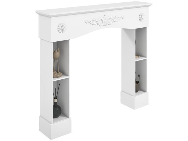 Click here for Aosom Baroque Fireplace Mantel  Freestanding Firep... prices