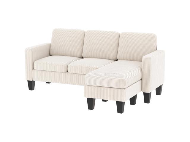 Click here for Aosom Sectional Sofa  L Shaped Couch  with Reversi... prices