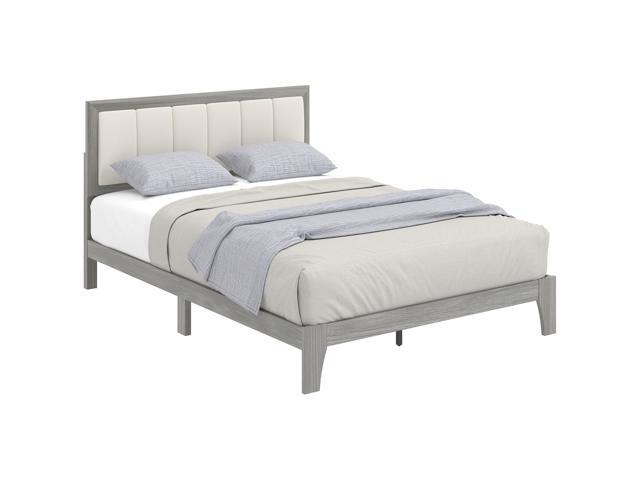 Click here for Aosom Full Bed Frame with Headboard Full Size Plat... prices