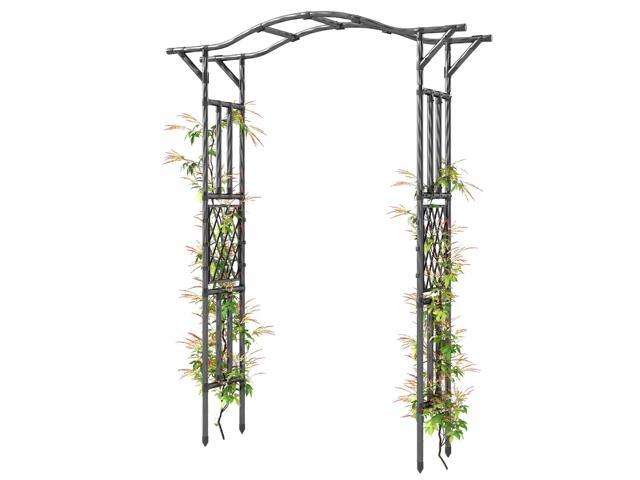 Click here for Aosom Garden Arch  PE-Coated Steel Garden Arch Tre... prices