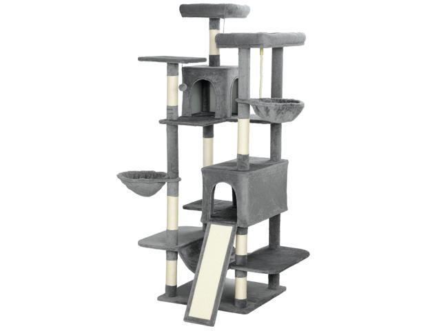 Click here for Aosom 69 Cat Tree  Multi-Level Cat Tower with 2 Co... prices